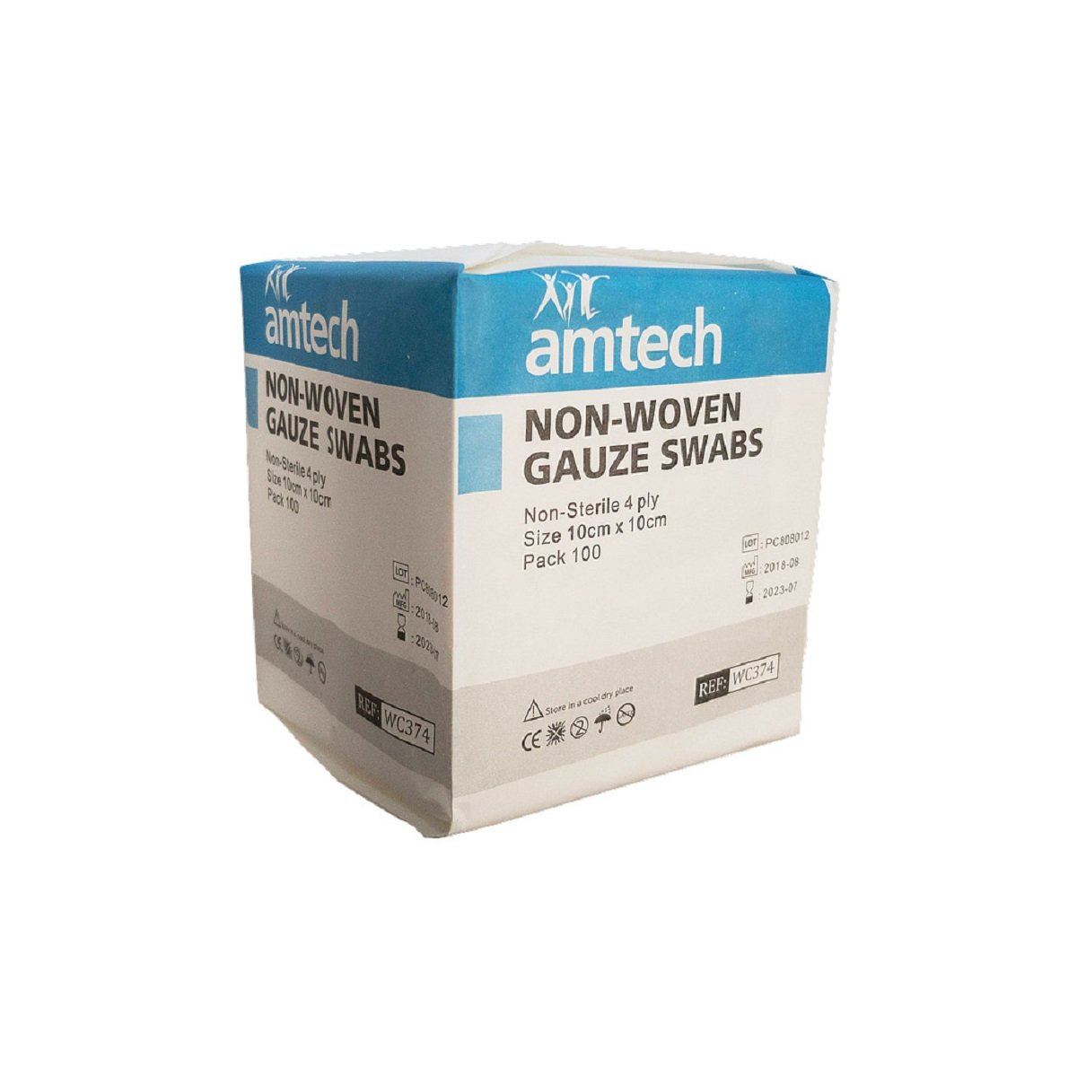 St John New Zealand - Amtech Non Woven Gauze Swabs 4ply Non Sterile ...